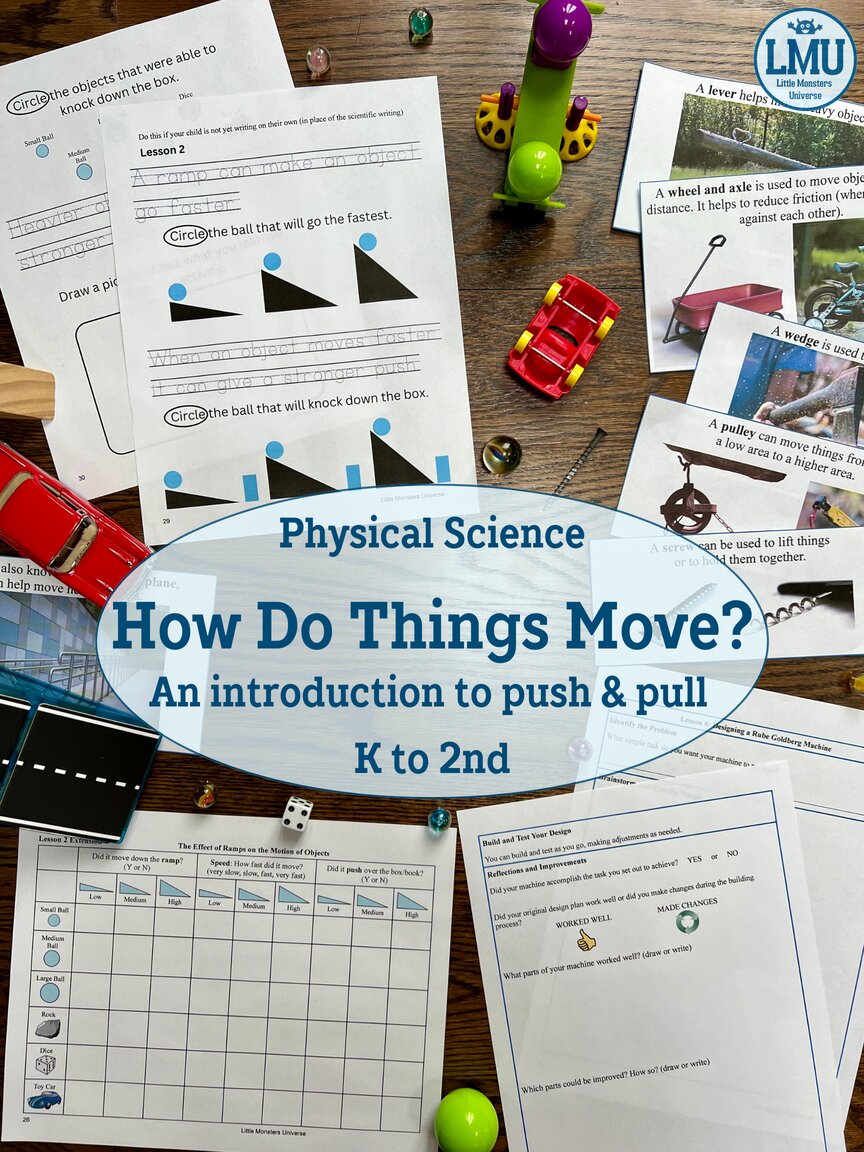 Homeschool Science Unit on Force and Motion (K to 2nd Grade)