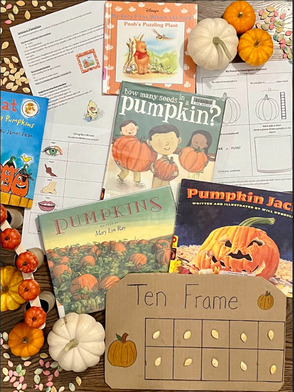 Mini Homeschool Unit on Pumpkins in the Fall