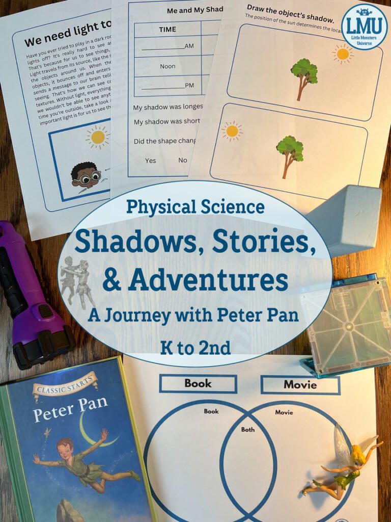 A Science Unit About Light and Shadows with Peter Pan
