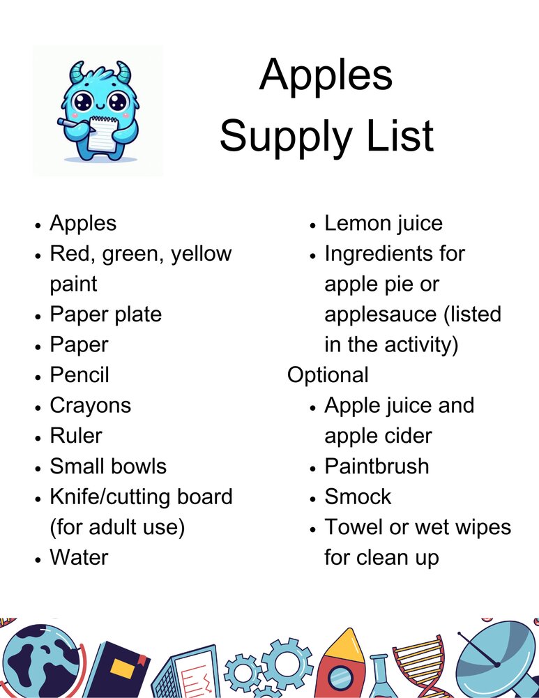 Apples Mini Unit: Fall Educational Activities for PreK to 2nd Grade