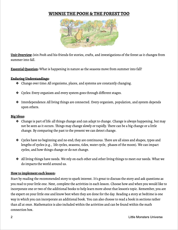 Free Homeschool Science Lessons + Kindergarten Goals