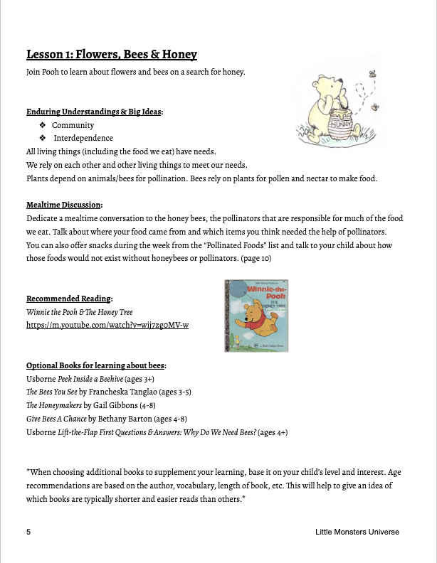 Free Homeschool Science Lessons + Kindergarten Goals