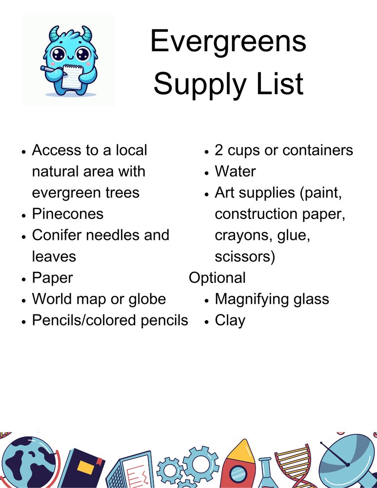 Exploring Evergreens: Science Unit for Homeschooling Families