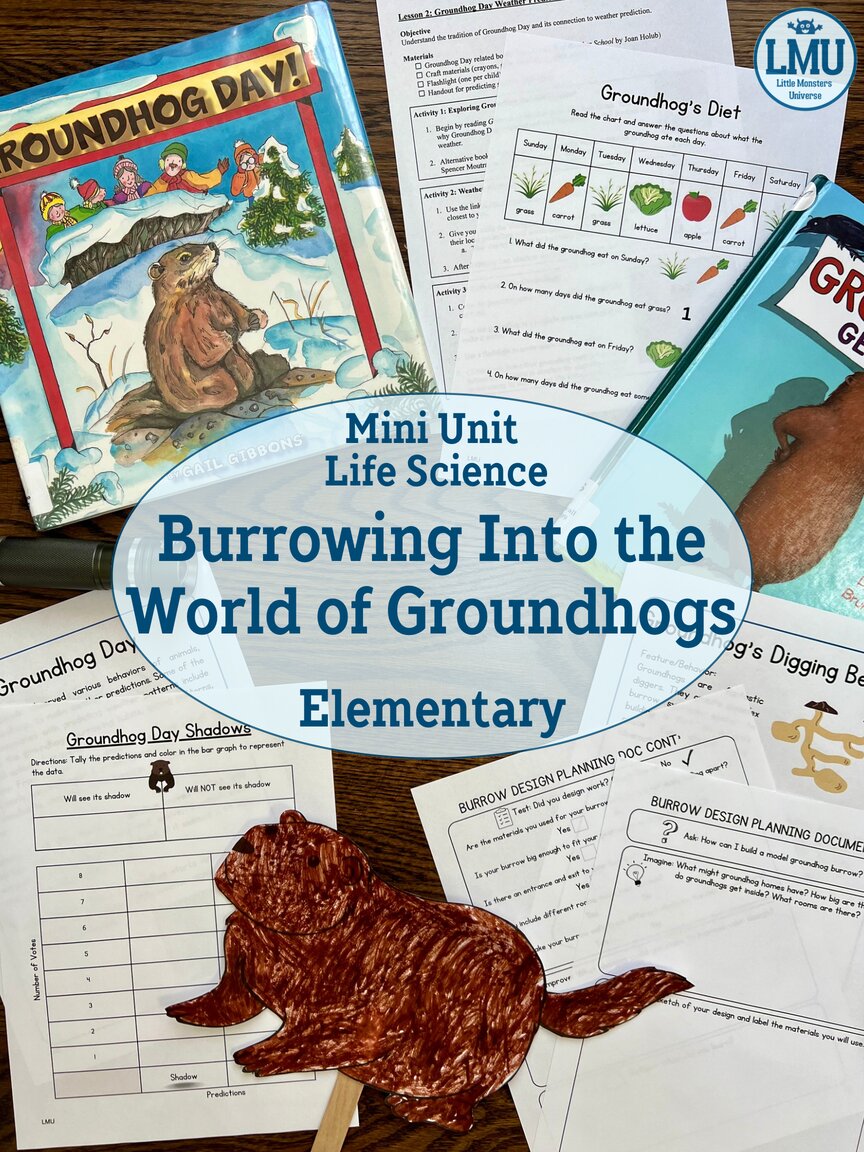 Burrowing into the World of Groundhogs: Elementary STEM Unit